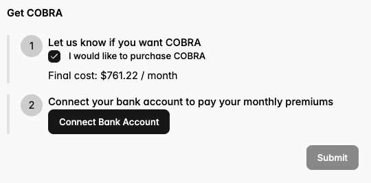 Electing COBRA
