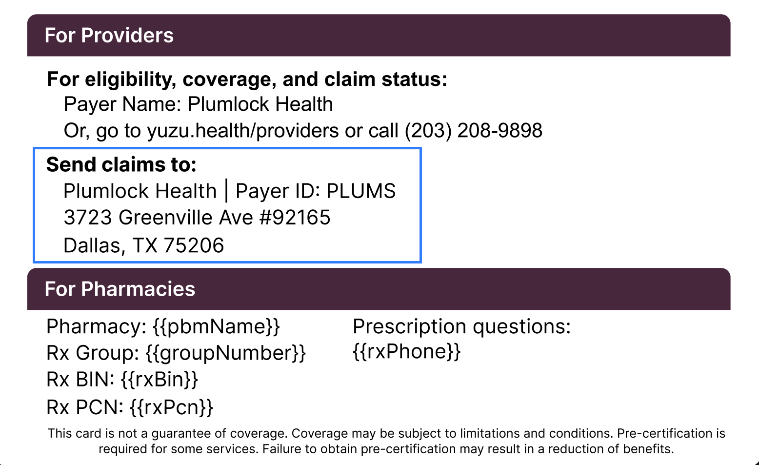 Submitting Claims
